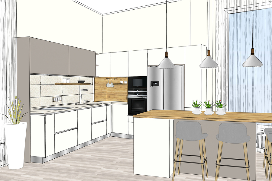 Kitchen Design Software For Professional Woodworkers SketchList 3D