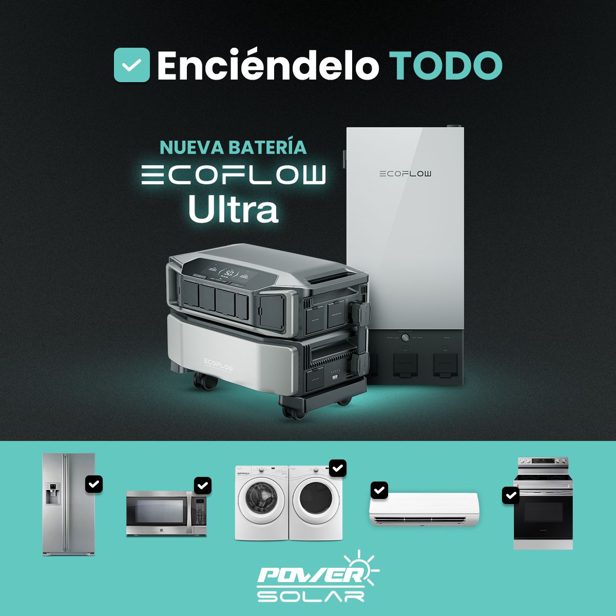 EcoFlow Puerto Rico | Batería Solar Portátil | Delta Pro Ultra