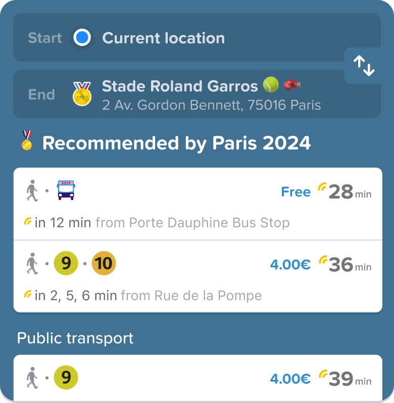 Citymapper for Paris 2024