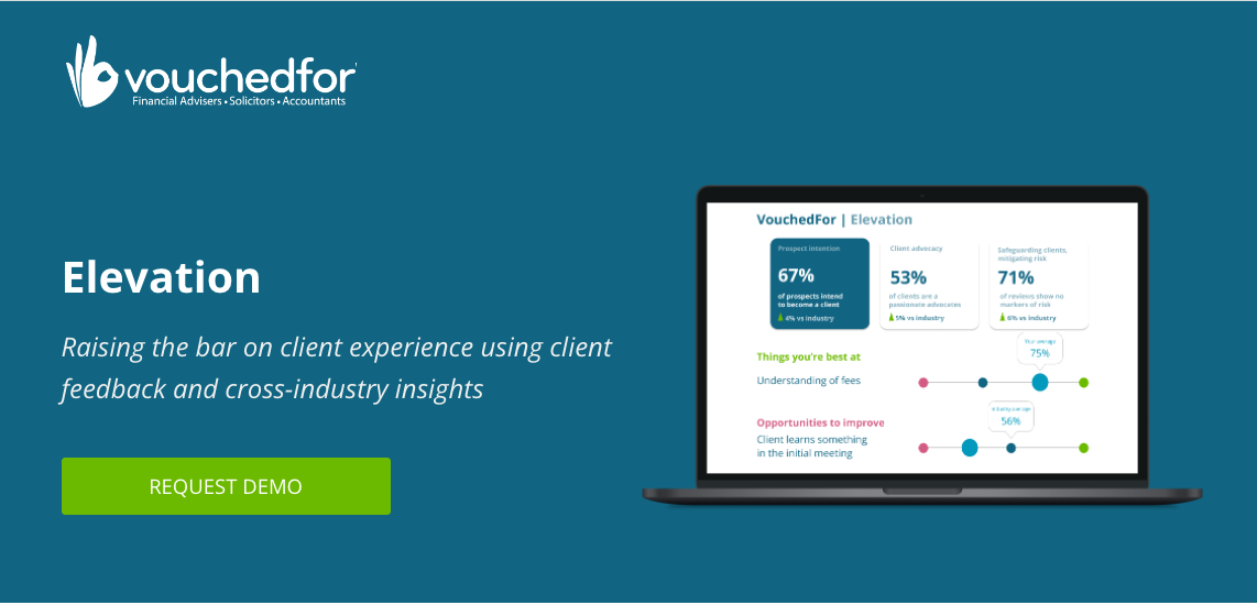 Elevation By VouchedFor: Transform Your Client Experience