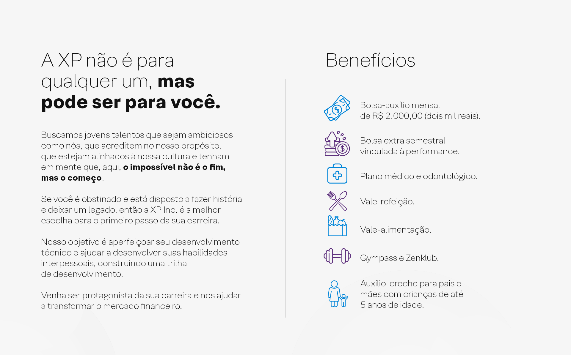 Programa de Estágio XP Inc.