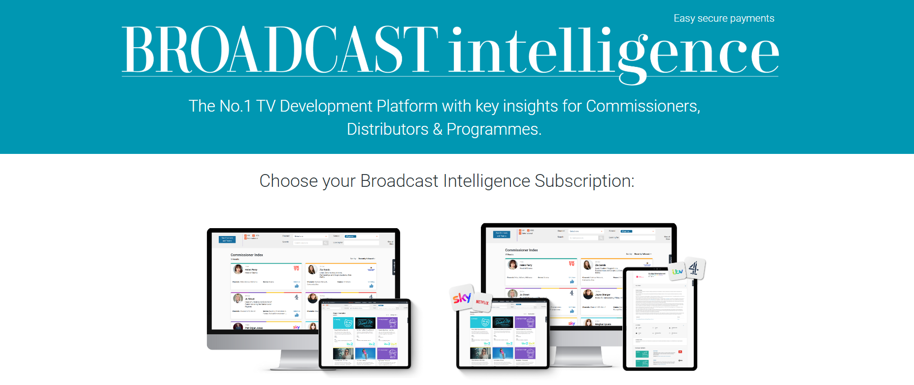 Broadcast Intelligence Subscriptions