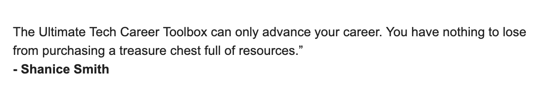 The Ultimate Tech Career Toolbox 2020 - The Sale is Over!