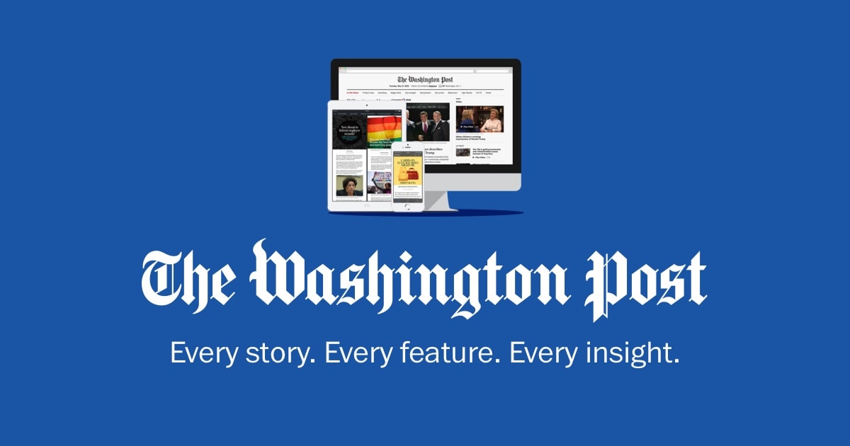 Subscribe To The Washington Post