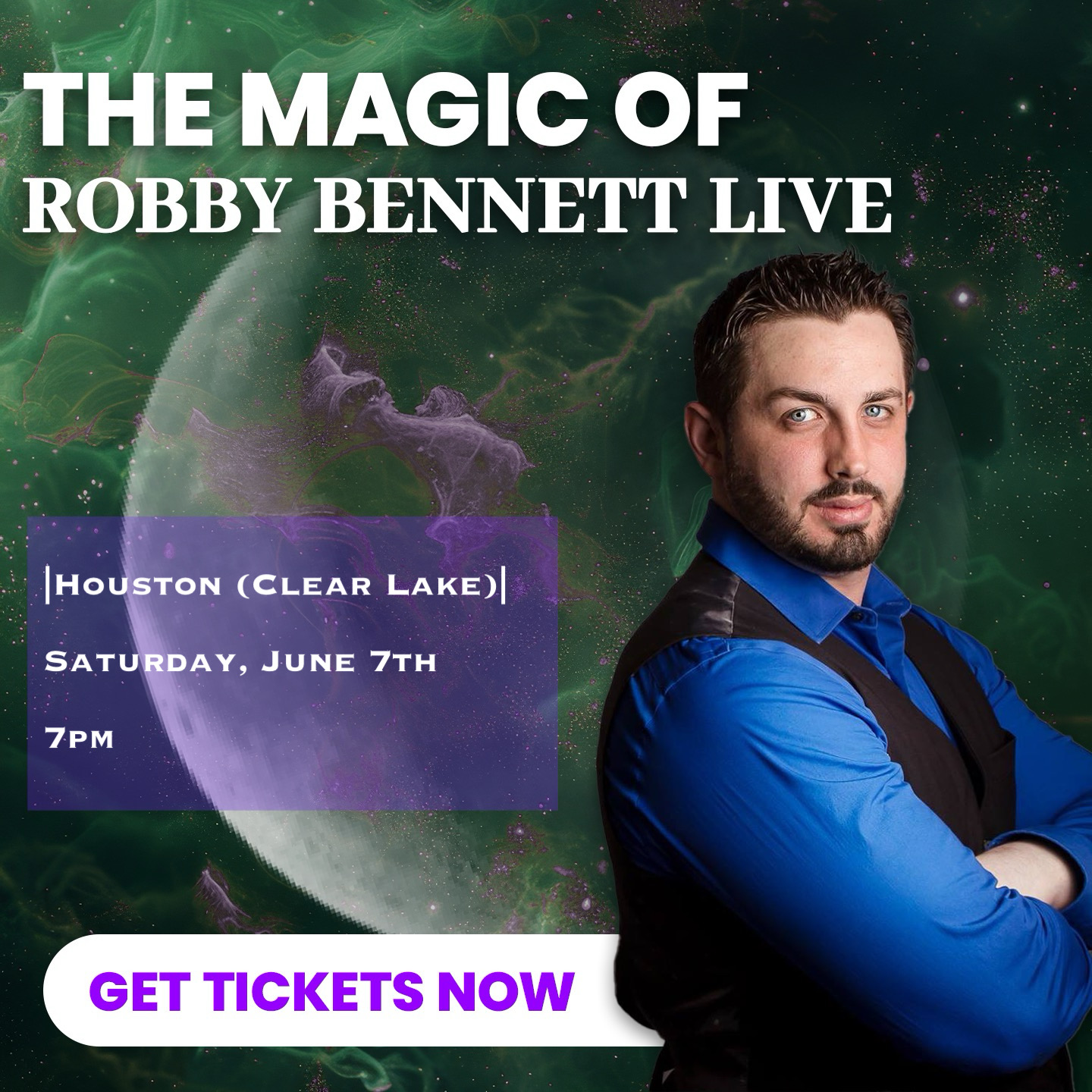 Magician Robby Bennett | Houston - June 7, 2025