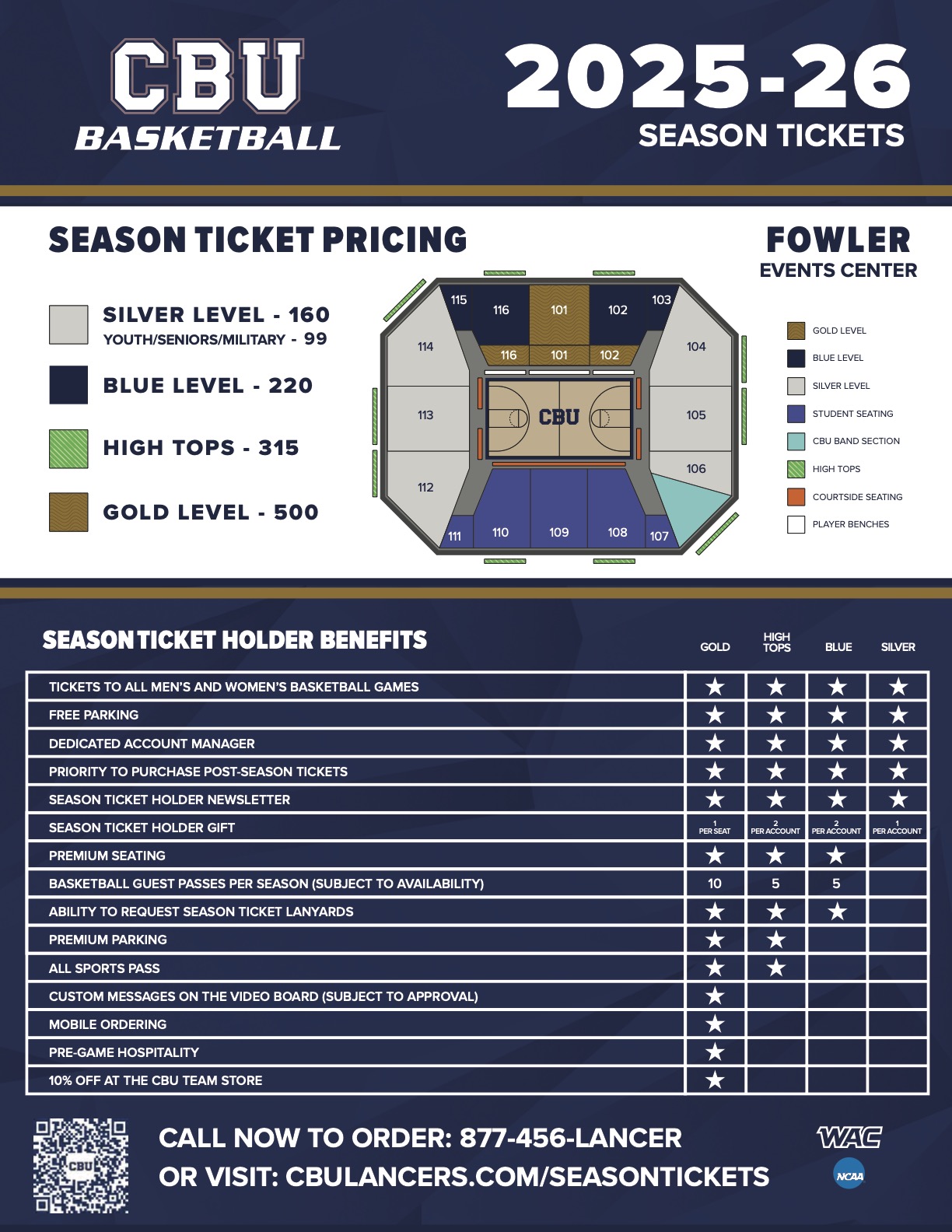 CBU Basketball Season Tickets