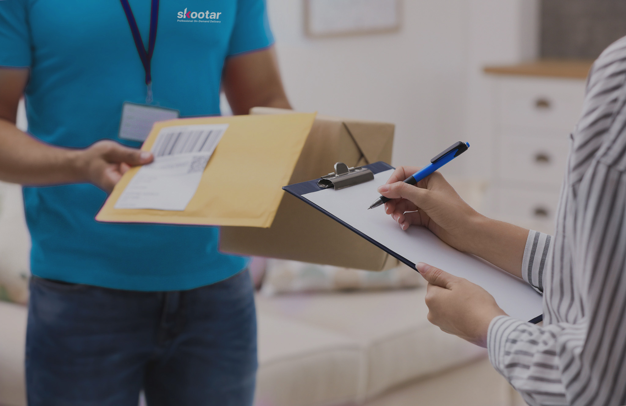 Professional messenger service.