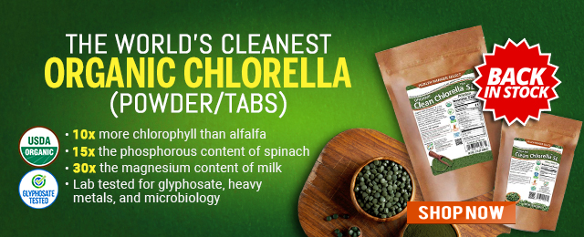 The world’s cleanest organic chlorella is back at the Health Ranger Store