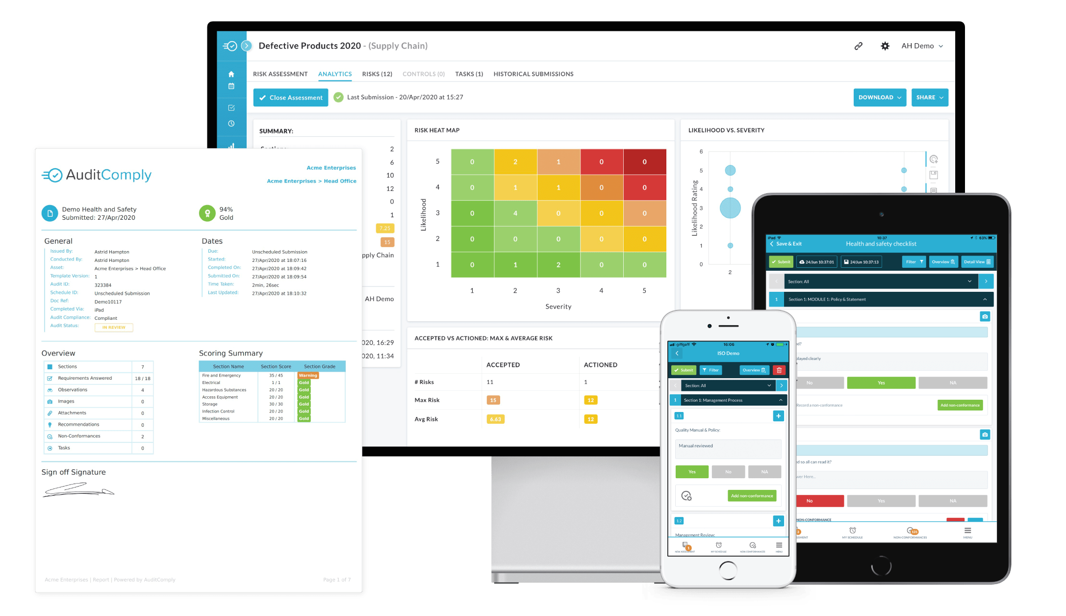 Tackle Risk Reporting with AuditComply