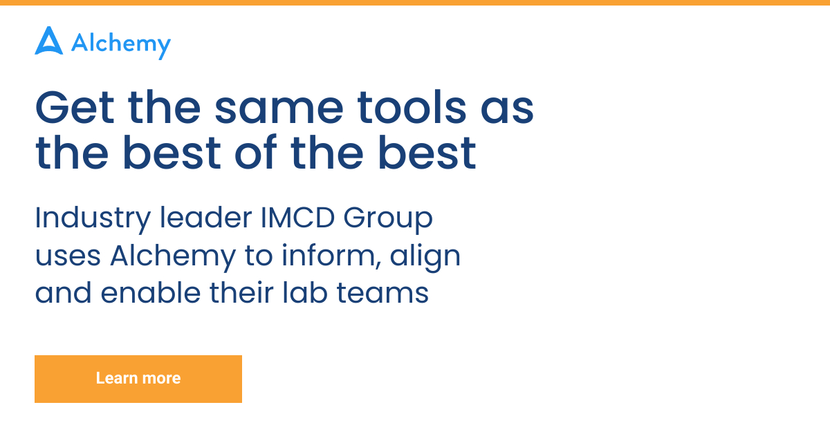 IMCD + Alchemy: Continuous Improvement