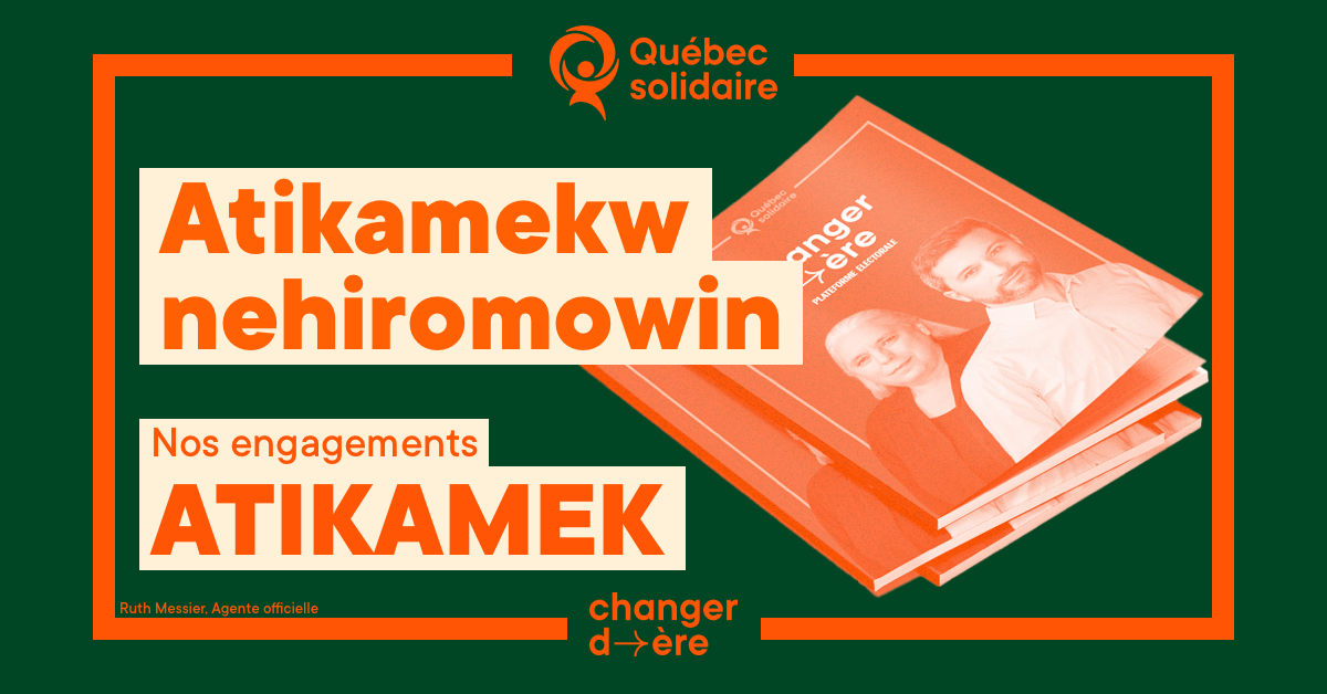 Québec solidaire - Atikamekw nehiromowin