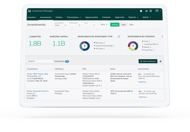 Yardi Investment Suite | Software that manages the entire investment ...