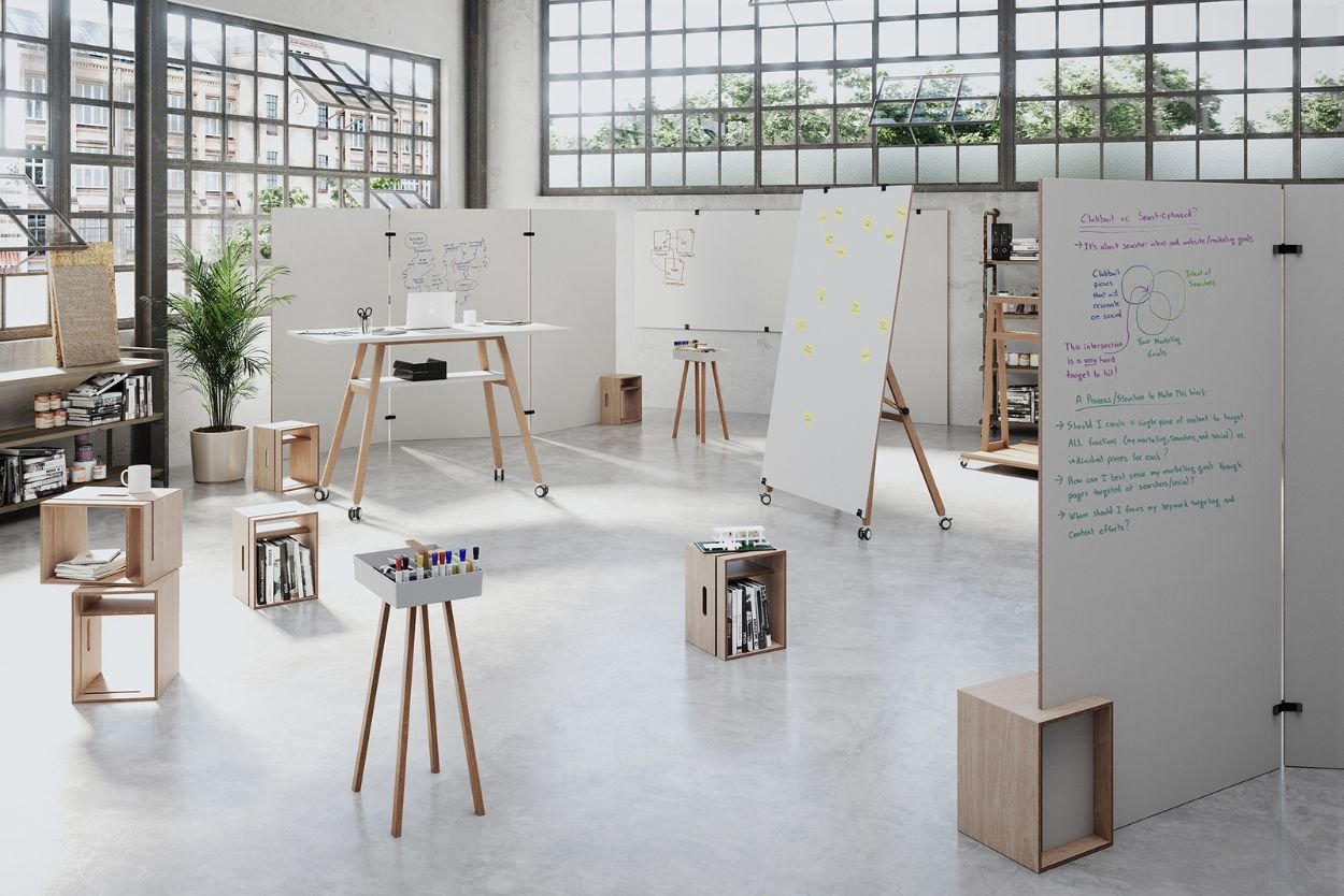 Ultralight Modular Whiteboards and Flipcharts | Studiotools