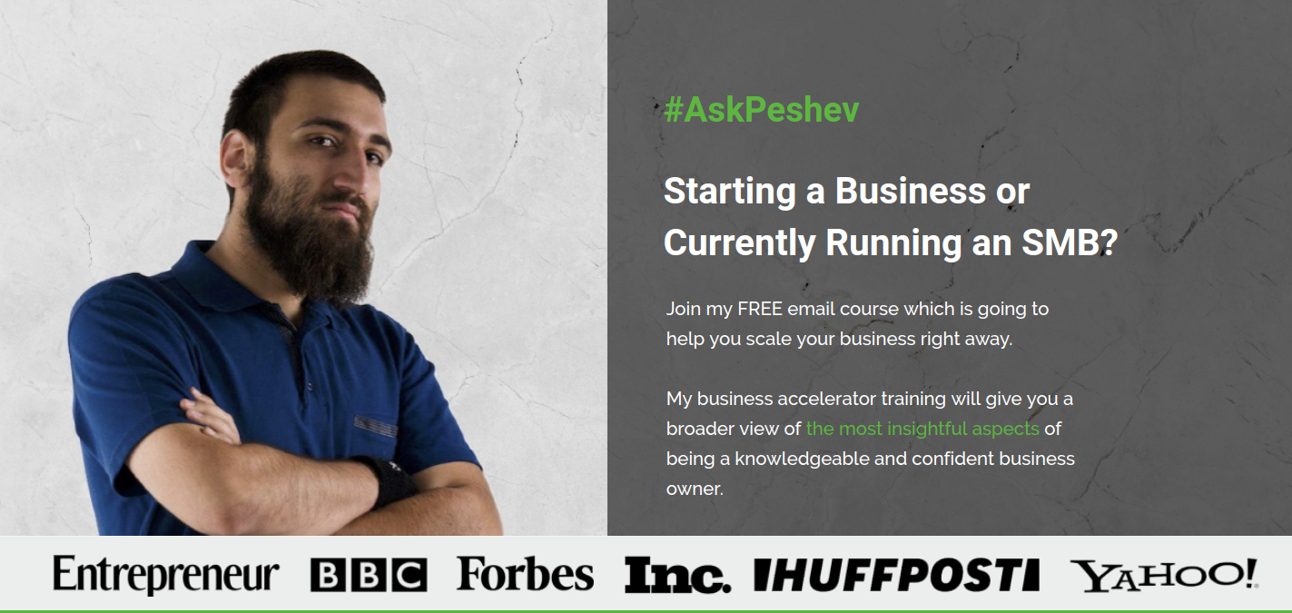 8-Week Business Accelerator Course - Free Course by Mario Peshev