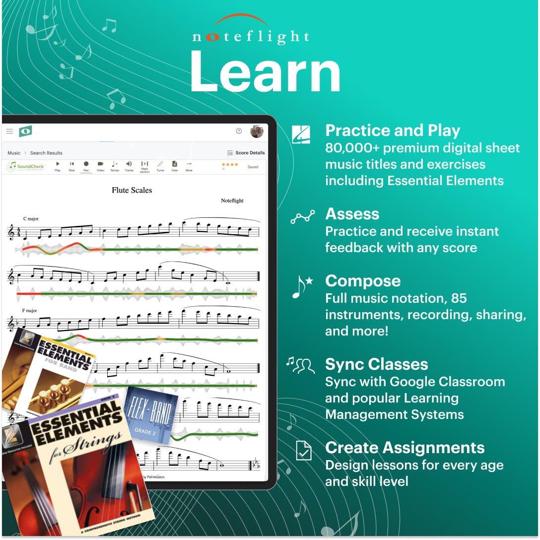 Noteflight Learn - Instructional Software for Music Composition