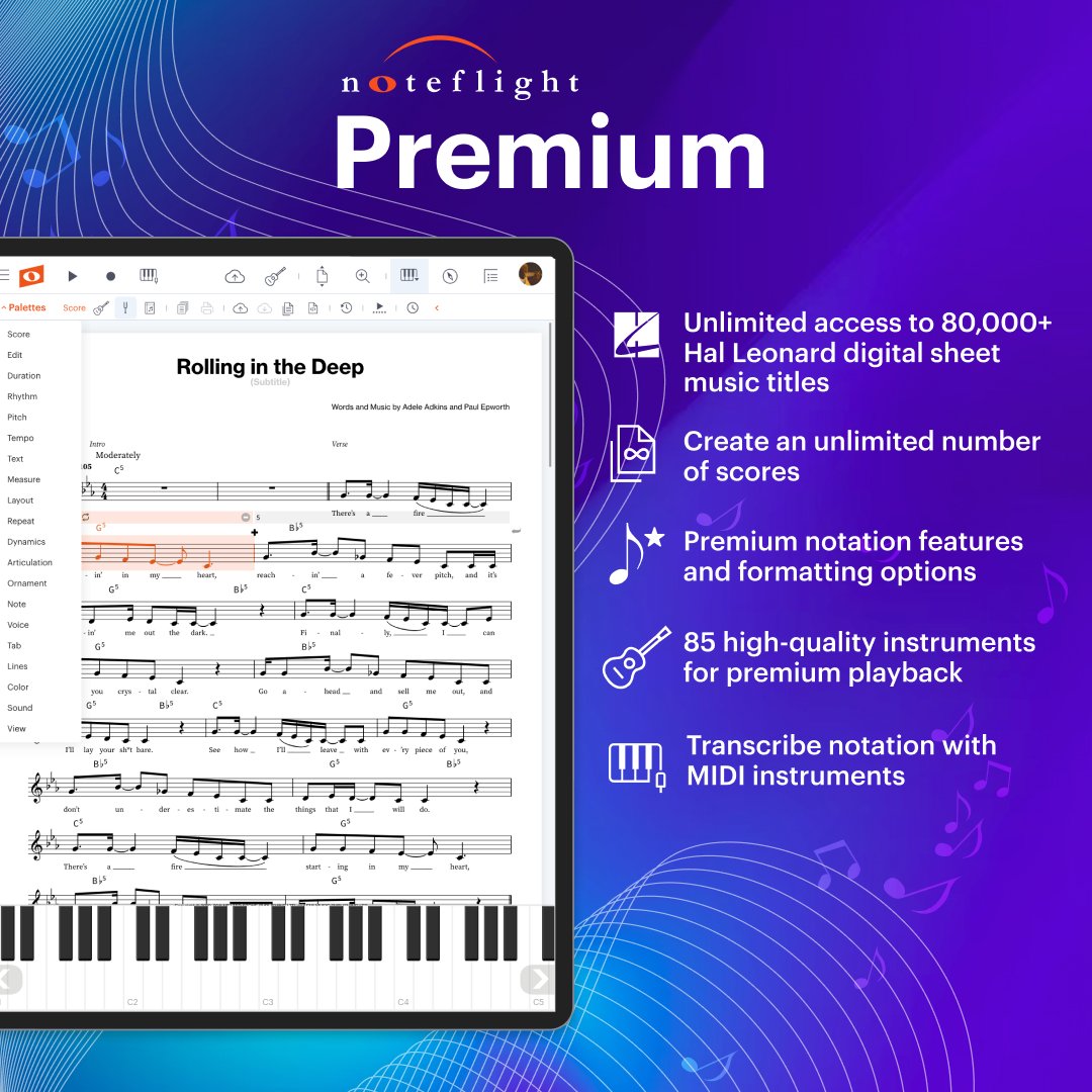 Noteflight Premium - Music Notation Software