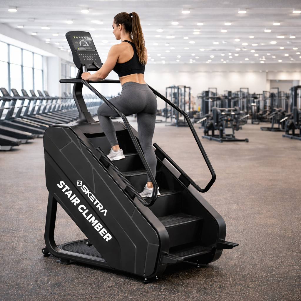 Sketra Commercial Stair Climber – Heavy Duty Cardio Machine for Gyms