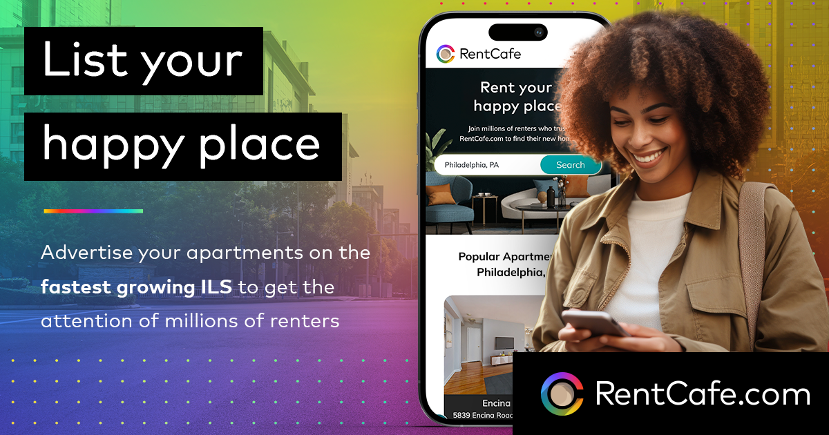 List your apartments on RentCafe.com