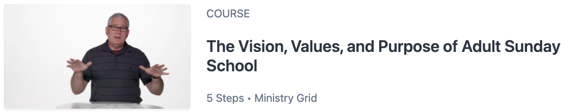 Adult Sunday School Training | Adult Sunday School Leader Training ...